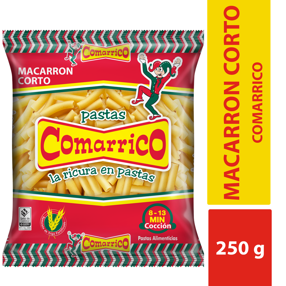 Macarron Corto Comarrico 250Gr | SuperBooM